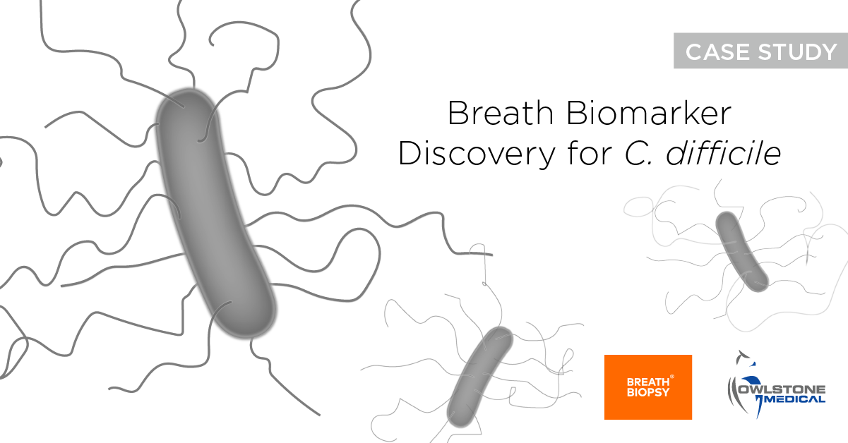 Breath Biomarker discovery for C. difficile