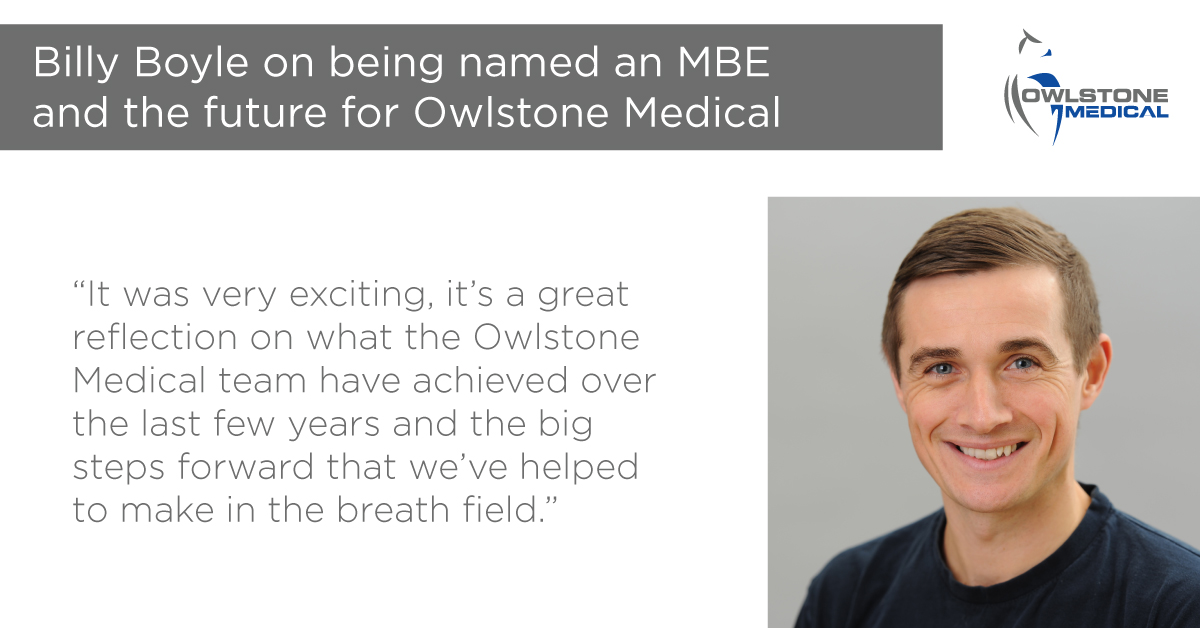 Billy Boyle on being named an MBE