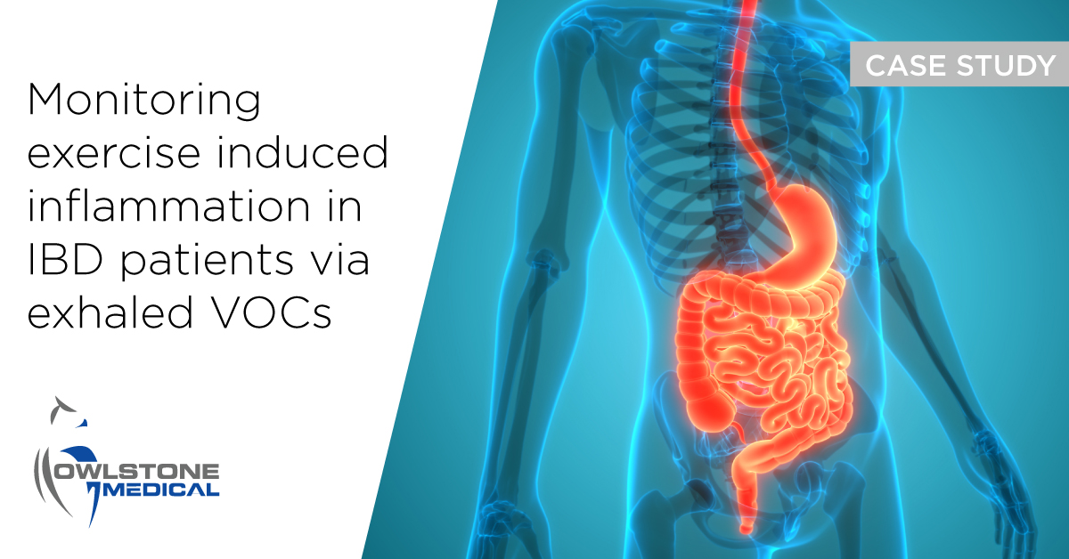 Monitoring exercise induced inflammation in IBD patients