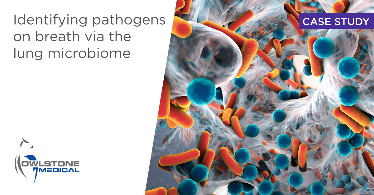Identifying pathogens on breath via the lung microbiome