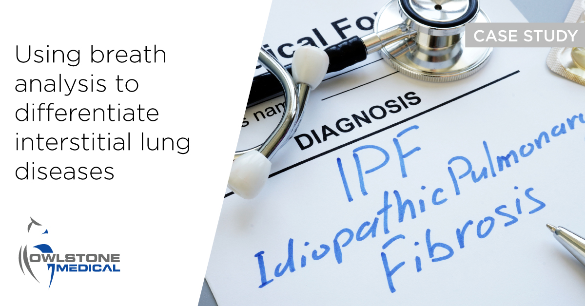 Using breath analysis to differentiate interstitial lung diseases