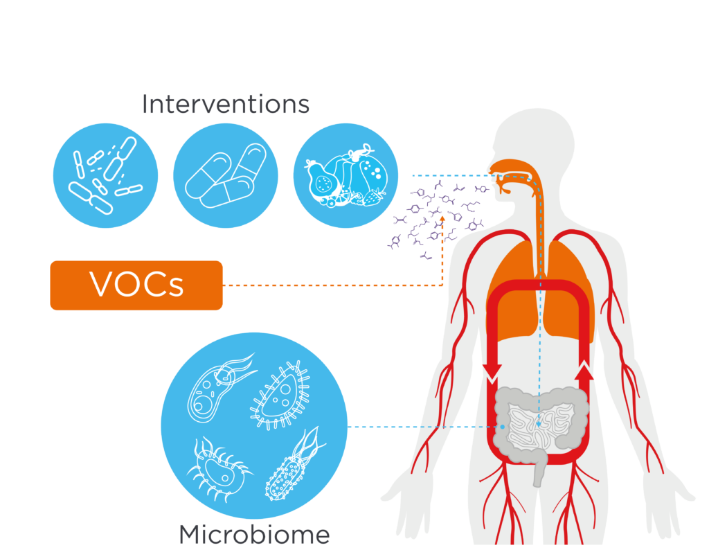 Can Breath VOCs Reflect Changes to the Microbiome?