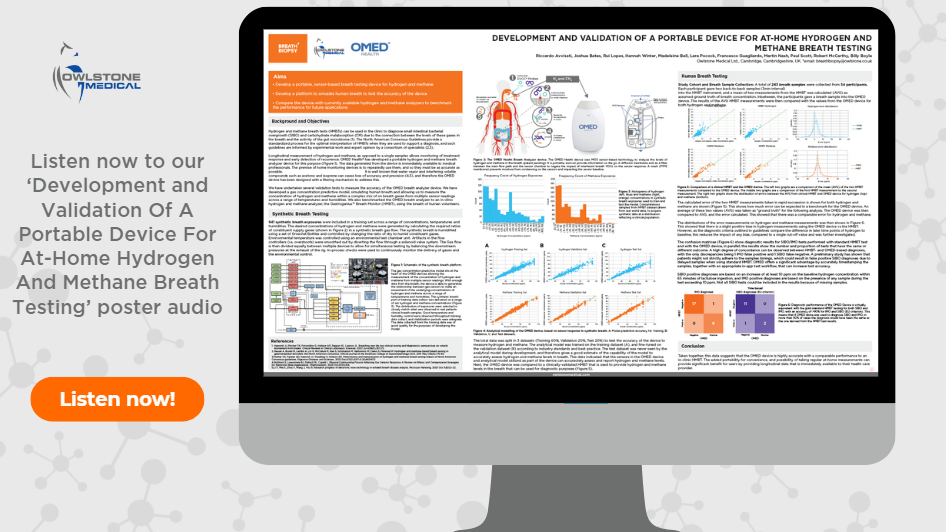 Poster Audio: Portable Device for At-Home Breath Testing